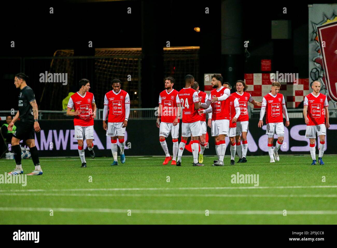 MAASTRICHT, NETHERLANDS - MARCH 26: 1-0 MVV Maastricht goal by Sven ...