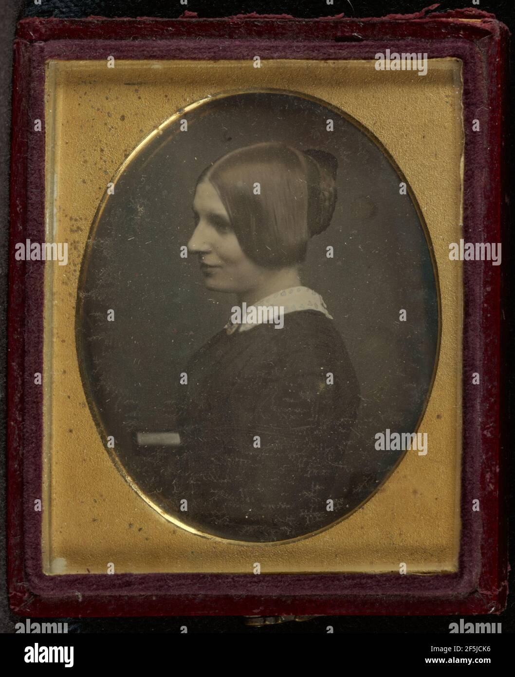 Portrait of a Woman. Antoine Claudet (French, 1797 - 1867 Stock Photo ...