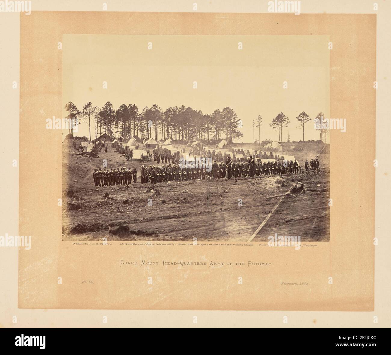 Guard Mount, Head-Quarters Army of the Potomac Stock Photo - Alamy