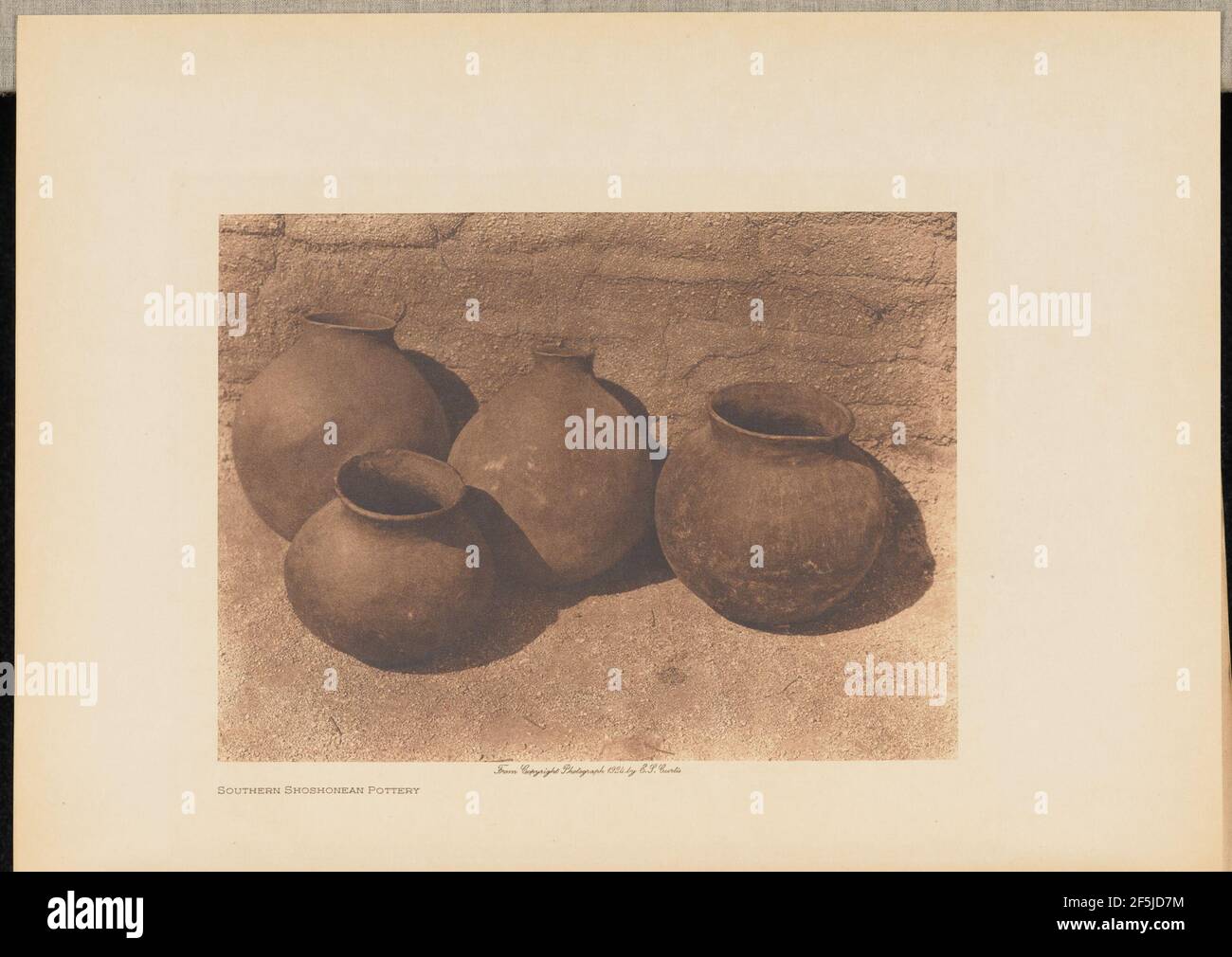 Southern Shoshonean Pottery. Edward S. Curtis (American, 1868 - 1952 ...
