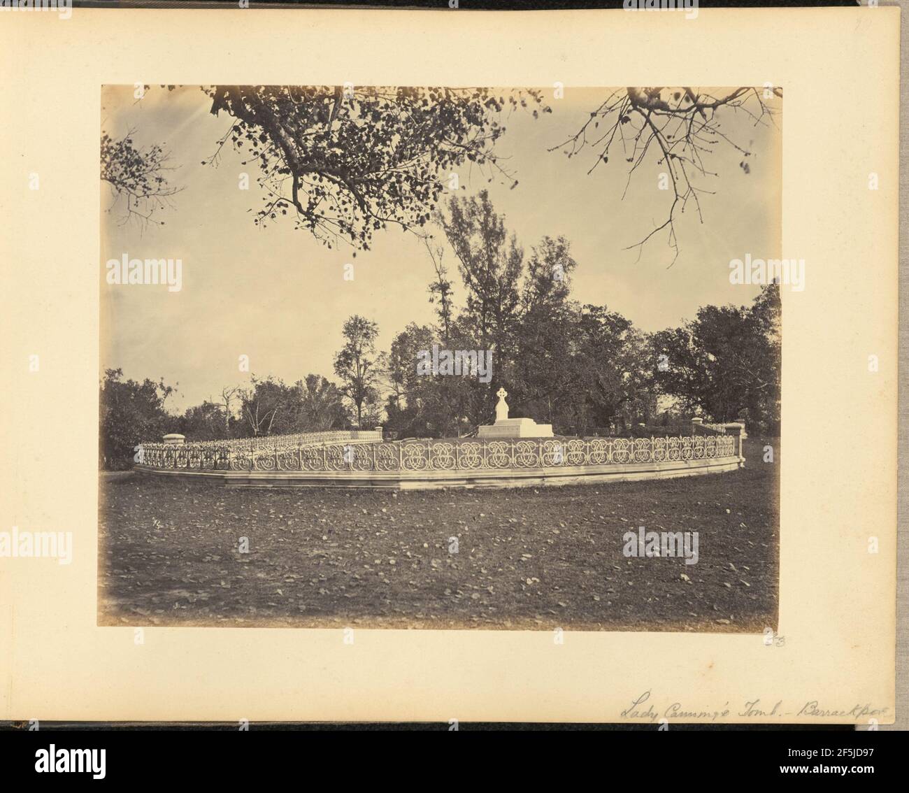 Lady Canning's Tomb - Barrackpore. John Edward Saché (Prussian or ...