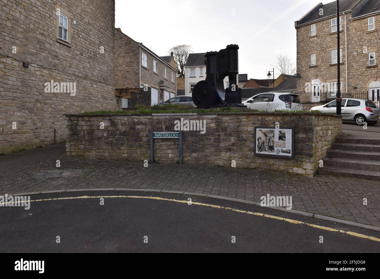 Relic from the Singer Factory, Frome, Somerset, UK Stock Photo - Alamy