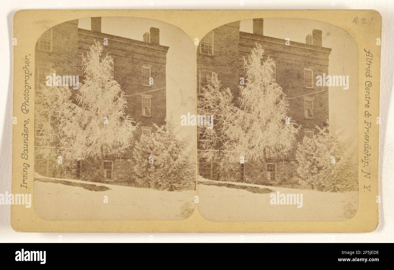 House at Alfred Centre or Friendship, N.Y.. Irving Saunders (American ...