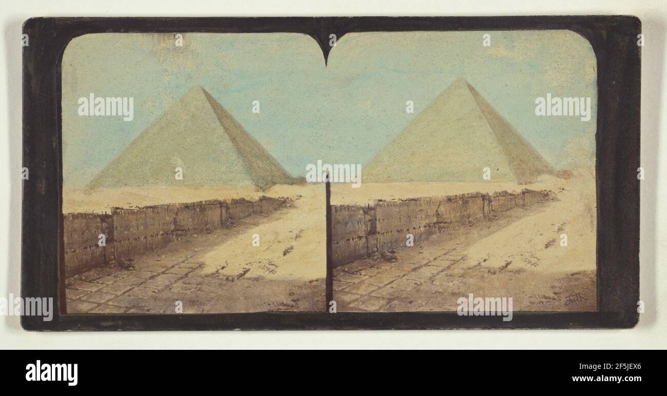 The great pyramid of giza 1800s hi-res stock photography and images - Alamy