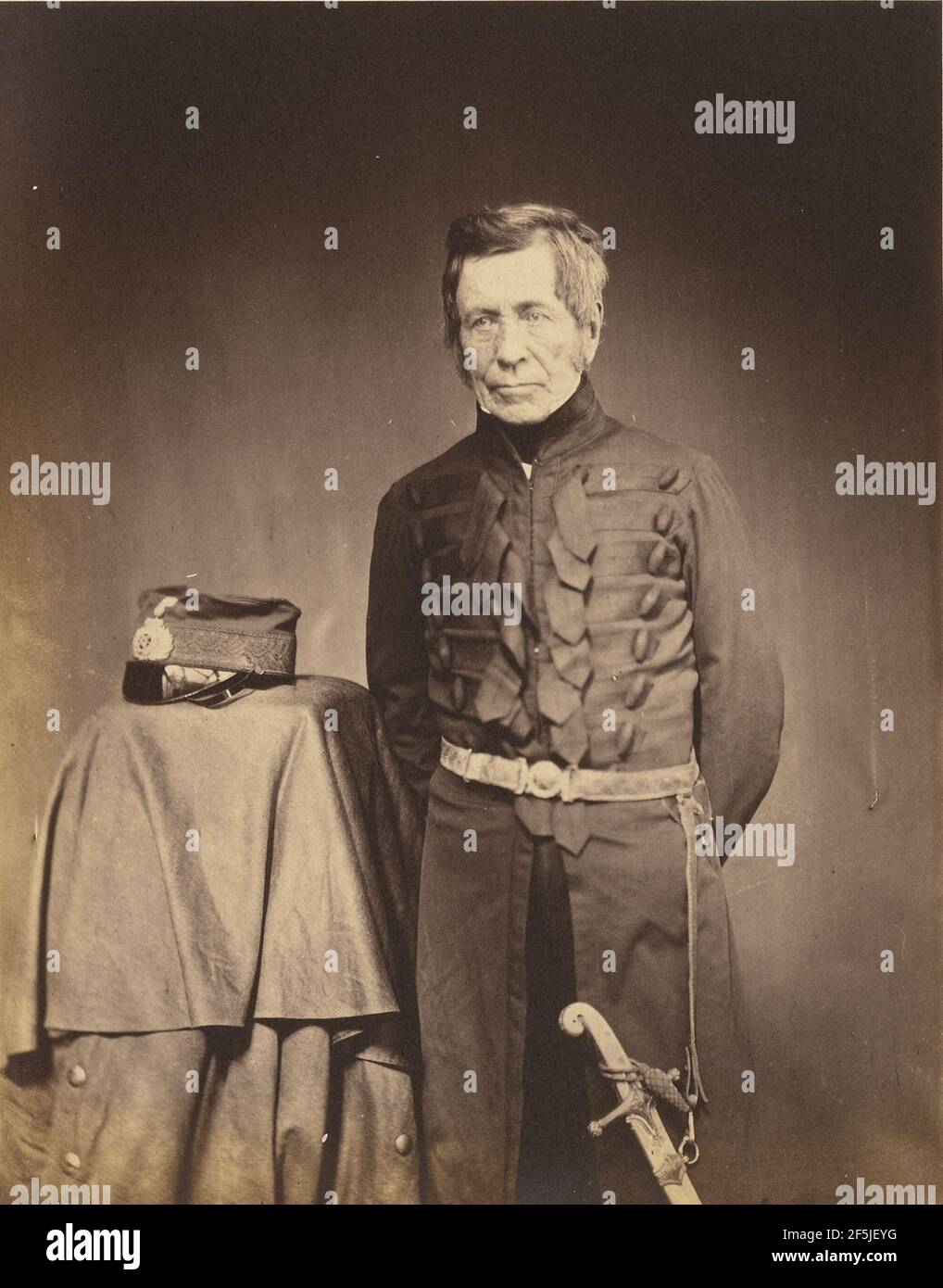 Lt. General Sir J. Burgoyne, G.C.B.. Roger Fenton (English, 1819 - 1869 ...