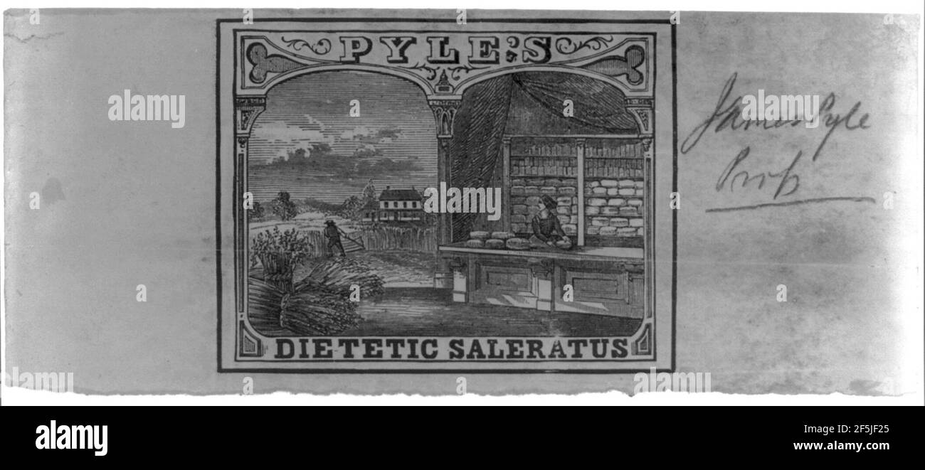 Pyle's dietetic saleratus Stock Photo - Alamy