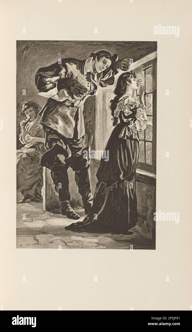 Lorna Doone and Jan Ridd at the Frozen Window Stock Photo - Alamy