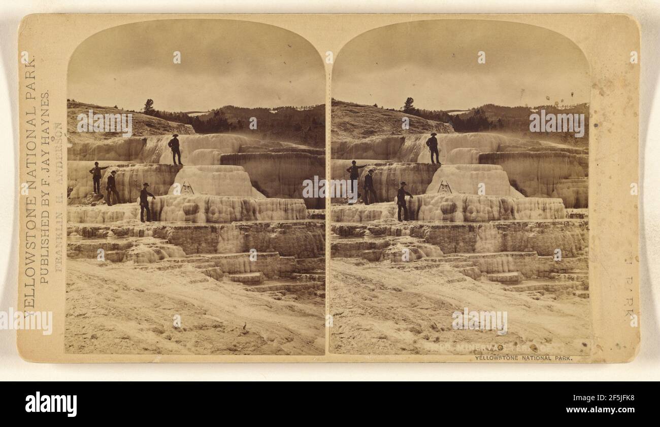 Minerva Terrace, Yellowstone National Park. Frank Jay Haynes (American ...