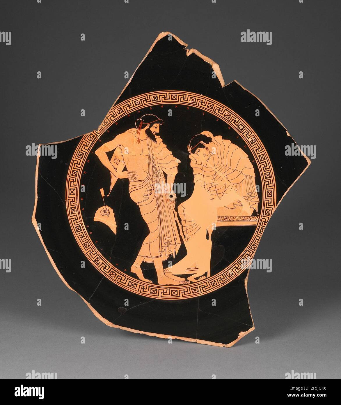 Attic Red-Figure Kylix Stock Photo - Alamy