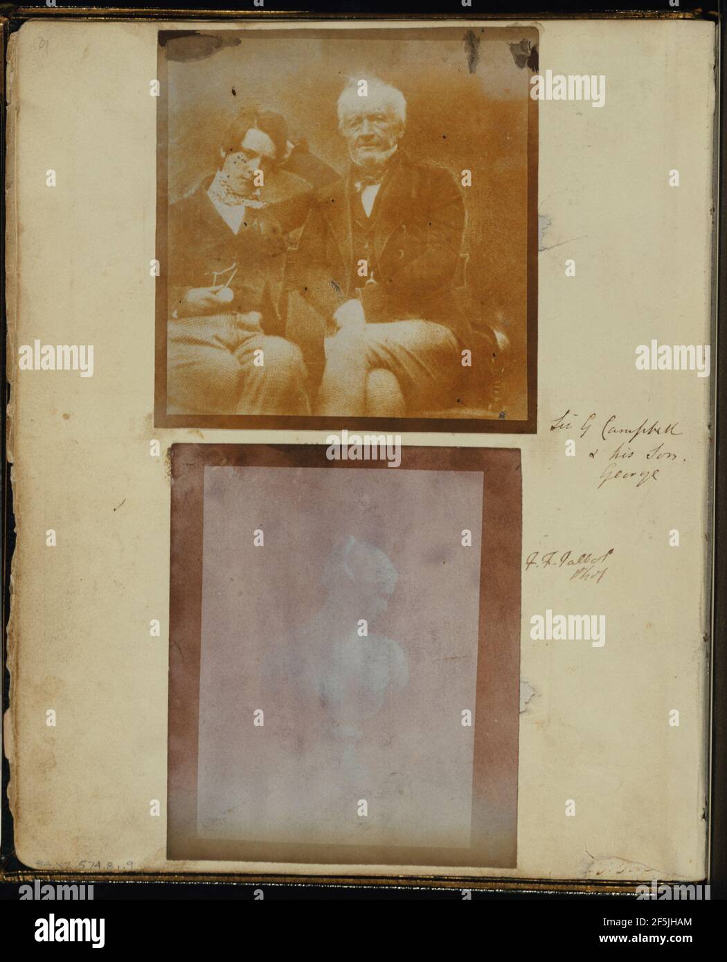 Sir George Campbell and his son, George Stock Photo - Alamy