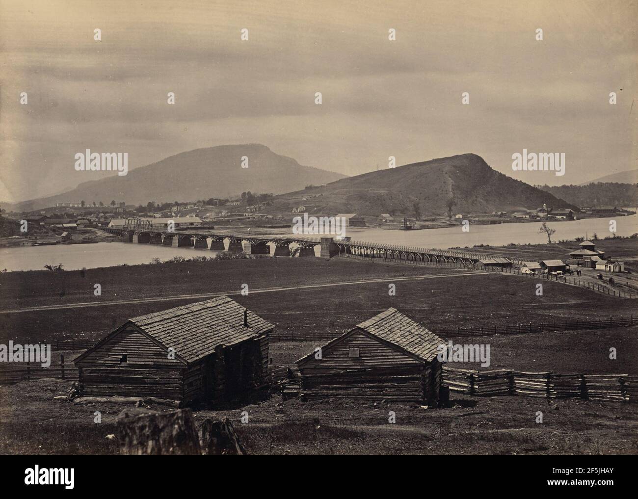 Chattanooga from the North. George N. Barnard (American, 1819 - 1902 ...