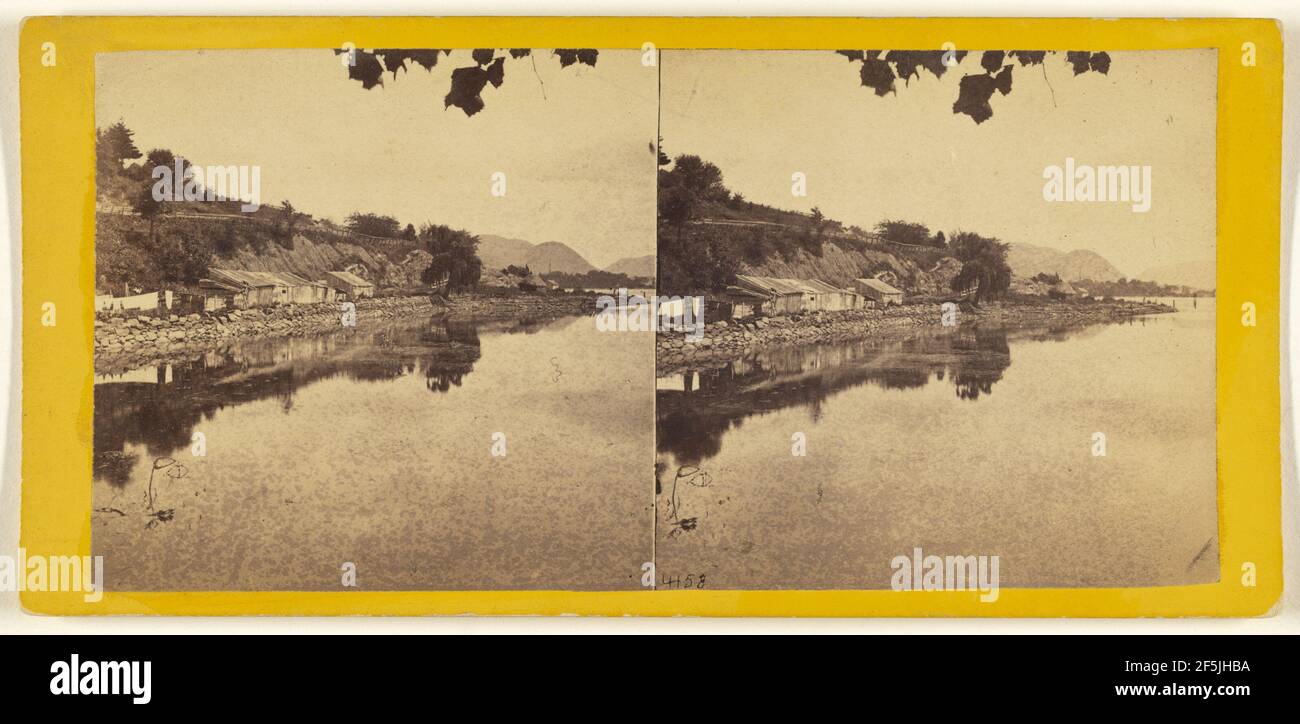View of Hudson River, looking south from Fishkill Landing.. Edward and ...