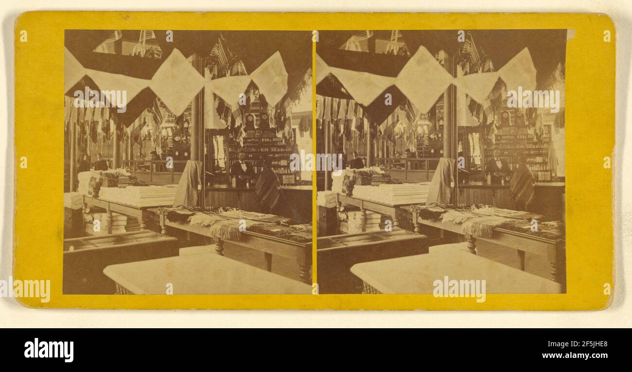 Interior View of A. & W. Sprague's Store, Elmwood, R.I.. Manchester ...