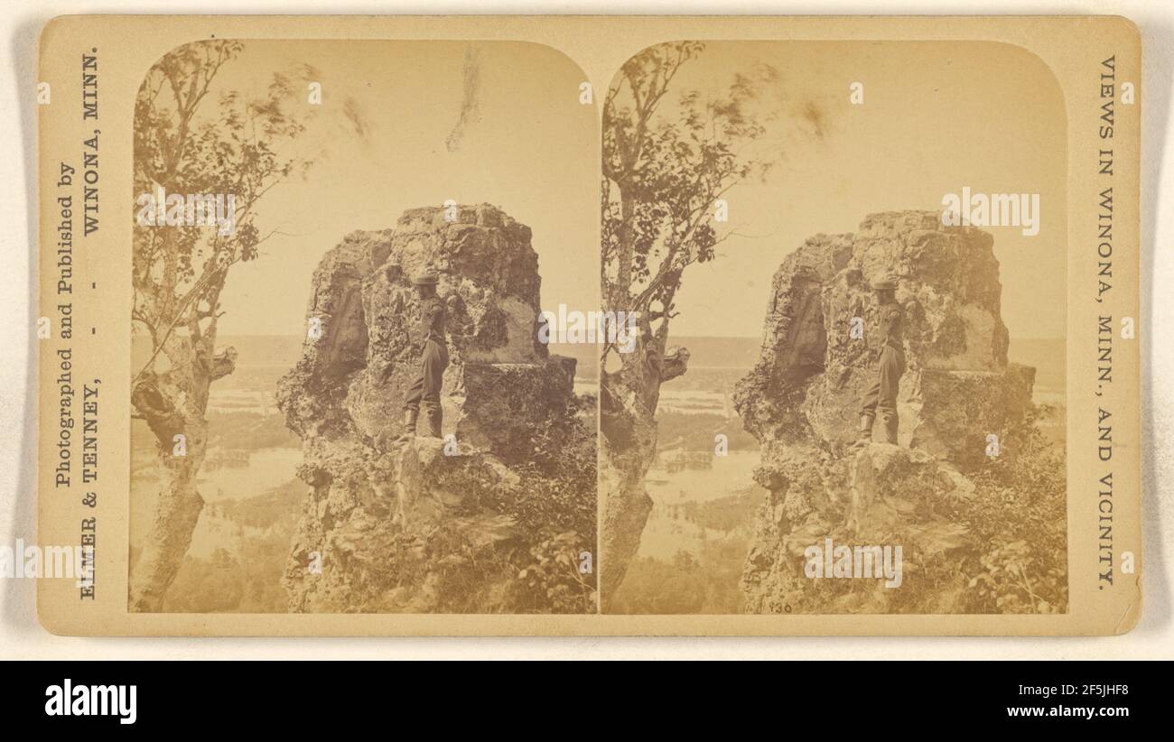 Wisconsin Bluffs. View from High School. Winona, Minnesota. Elmer ...