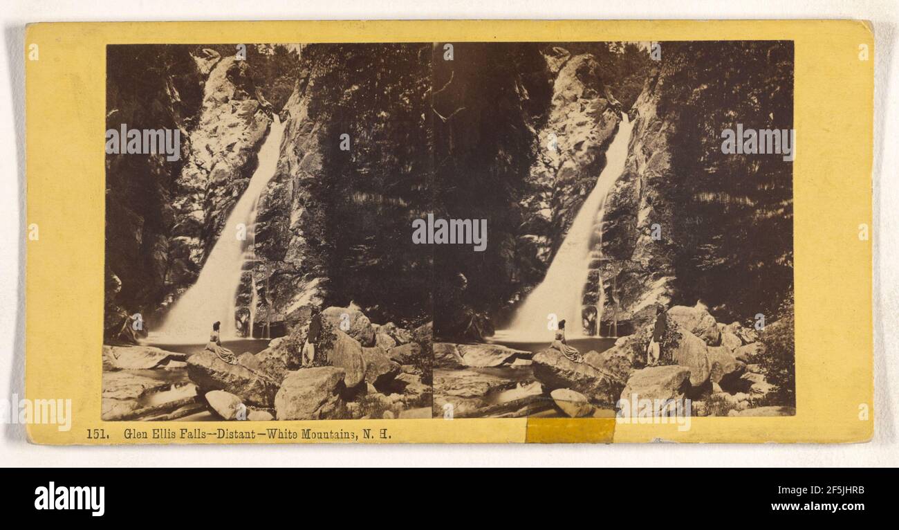 Glen Ellis Falls - Distant - White Mountains, N.H.. Nathan W. Pease ...
