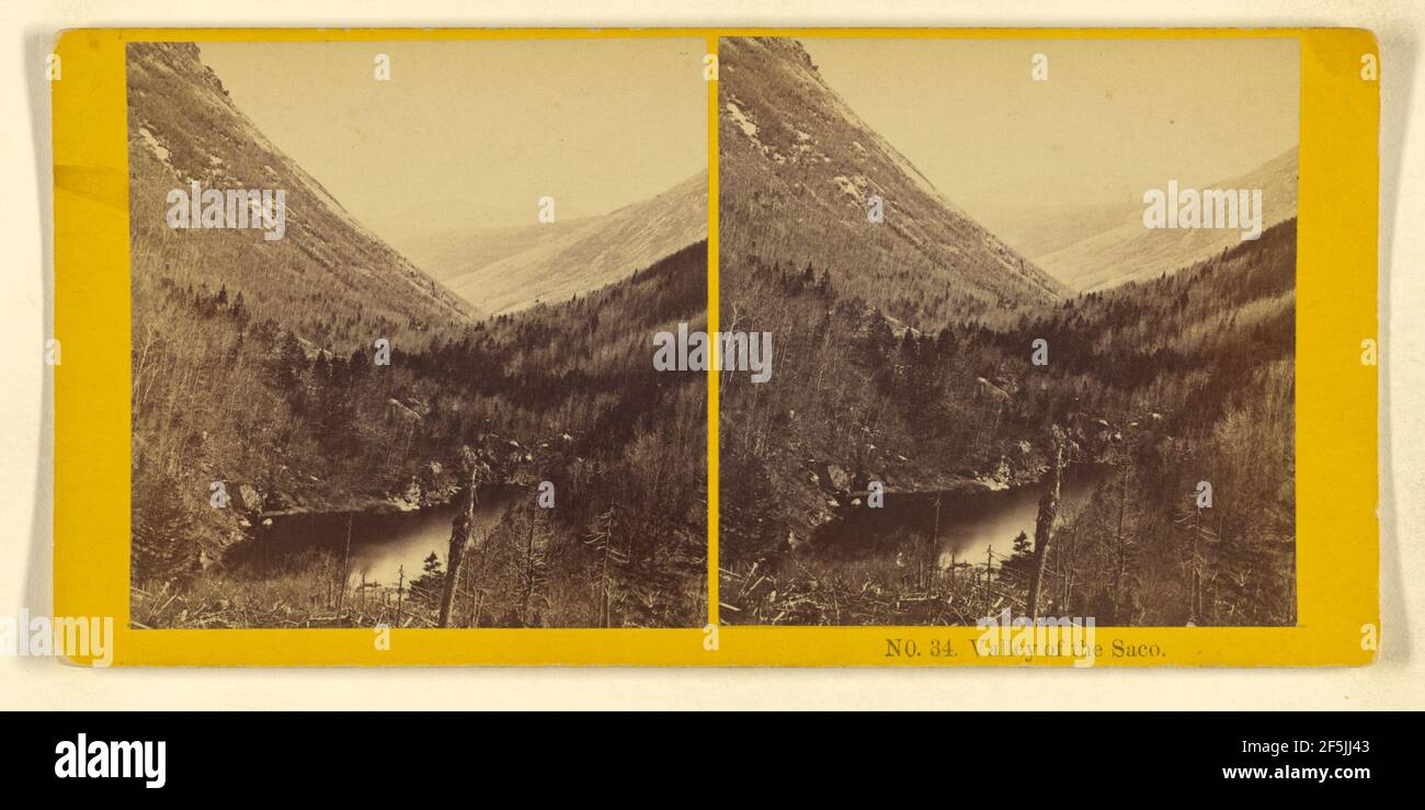 Valley of the Saco.. Benjamin West Kilburn (American, 1827 - 1909 Stock ...