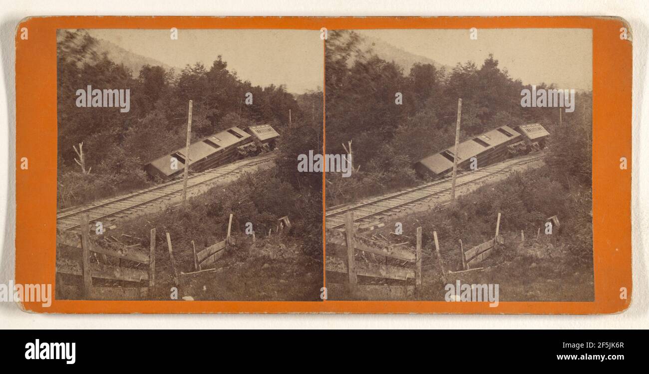 Train wreck, Bellows Falls, Vermont. Preston William Taft (American ...