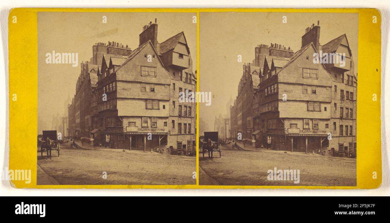 Corner of the West Bow, Edinburgh.. George Washington Wilson (Scottish ...