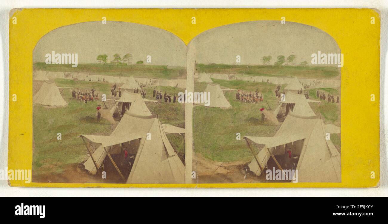 Camp Hamilton near (---illeg.) Monroe, Va.. Unknown maker, American ...