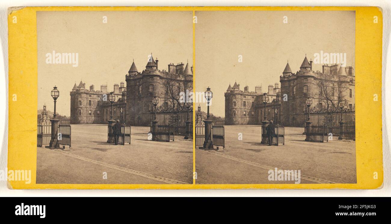 Holyrood palace george washington wilson hi-res stock photography and ...