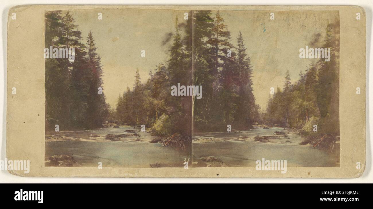 The Merced River, Looking East.. Edward Anthony (American, 1818 - 1888 ...