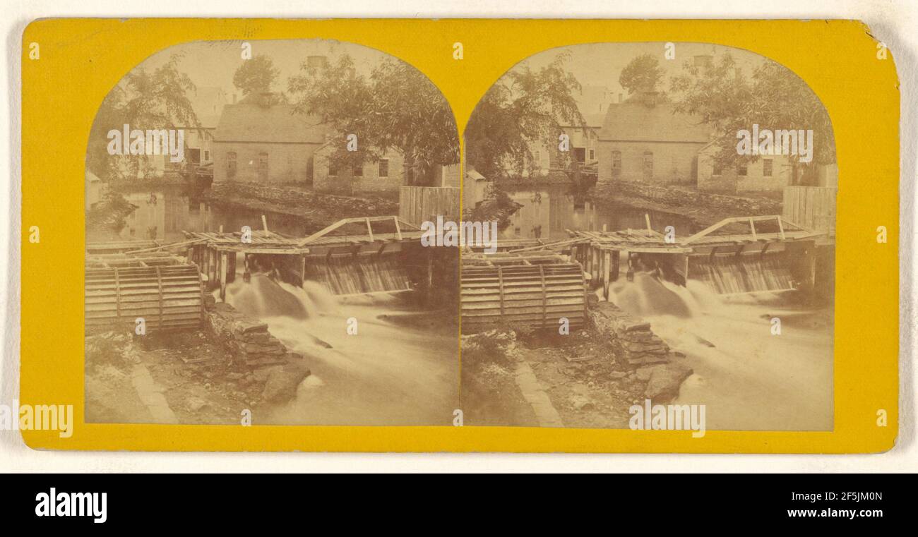 Small dam. Unknown Stock Photo - Alamy