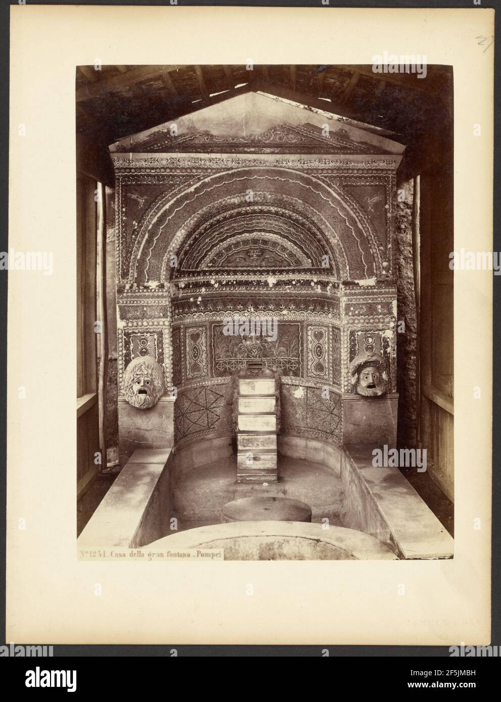 Casa della gran fontana. Pompei.. Sommer & Behles (Italian, founded ...