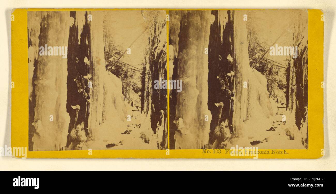 Flume, Franconia Notch.. Benjamin West Kilburn (American, 1827 - 1909 ...