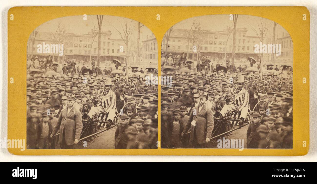 Paying the Election Bet. Jotham A. French (American, 1834 - 1898 Stock ...