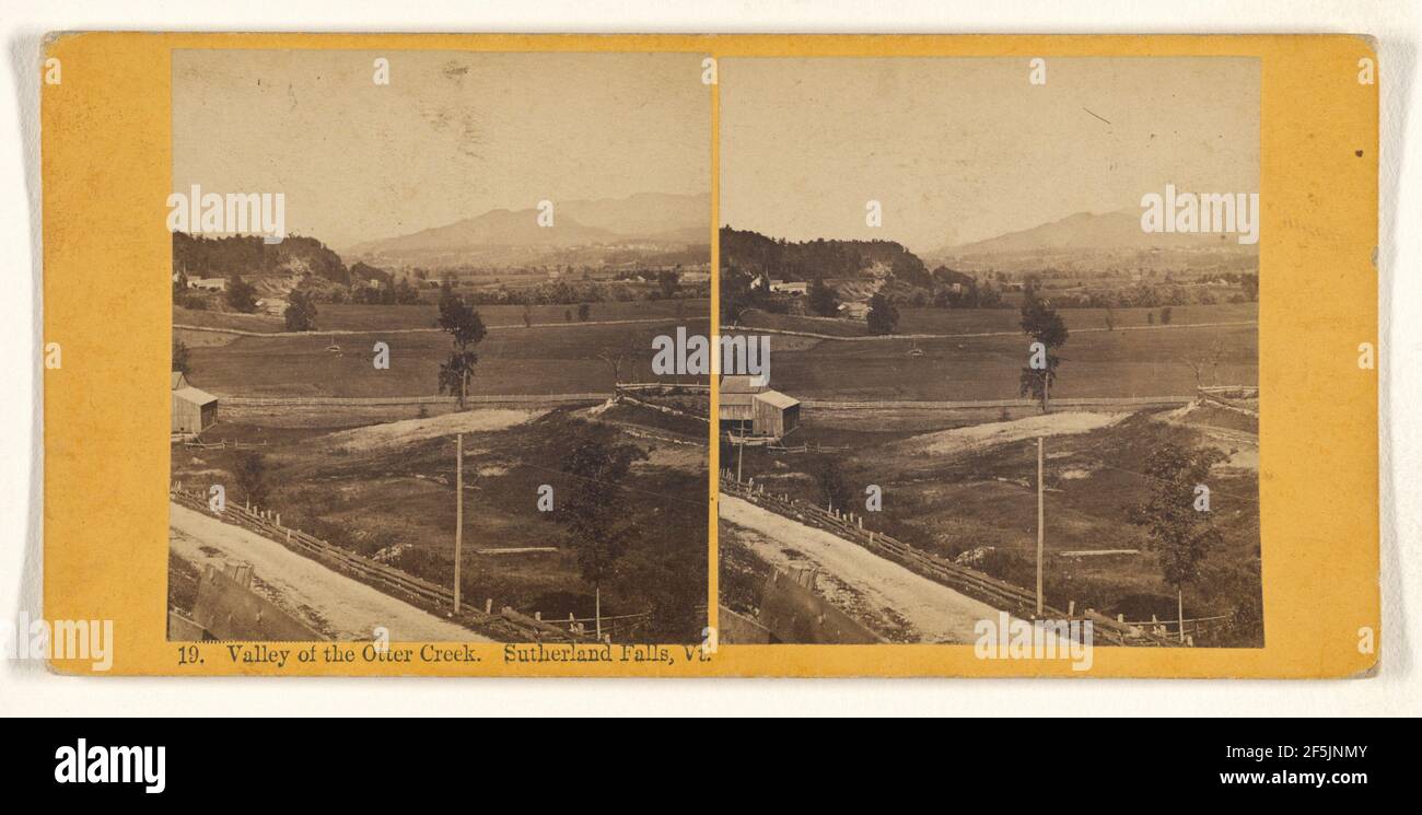 Valley of the Otter Creek. Sutherland Falls, Vt.. Adin French Styles ...