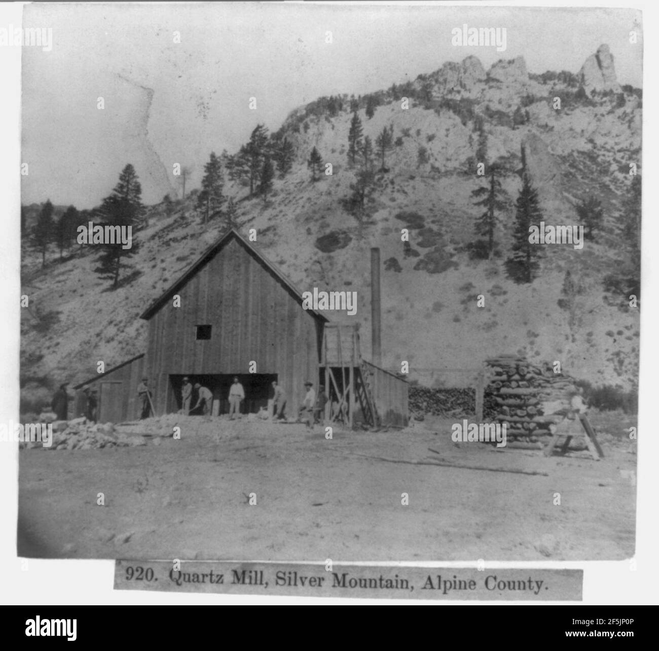 Quartz Mill, Silver Mountain, Alpine County Stock Photo - Alamy