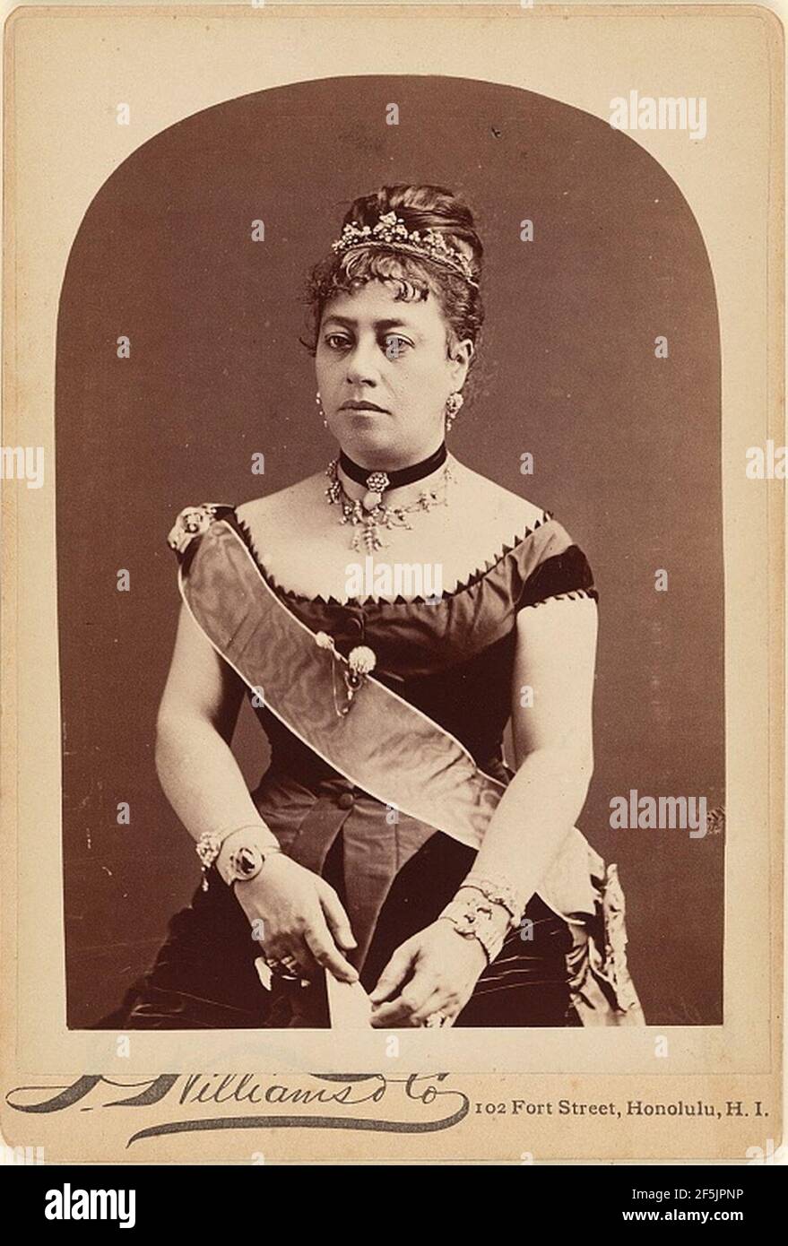 Queen Emma of Hawaii Stock Photo - Alamy