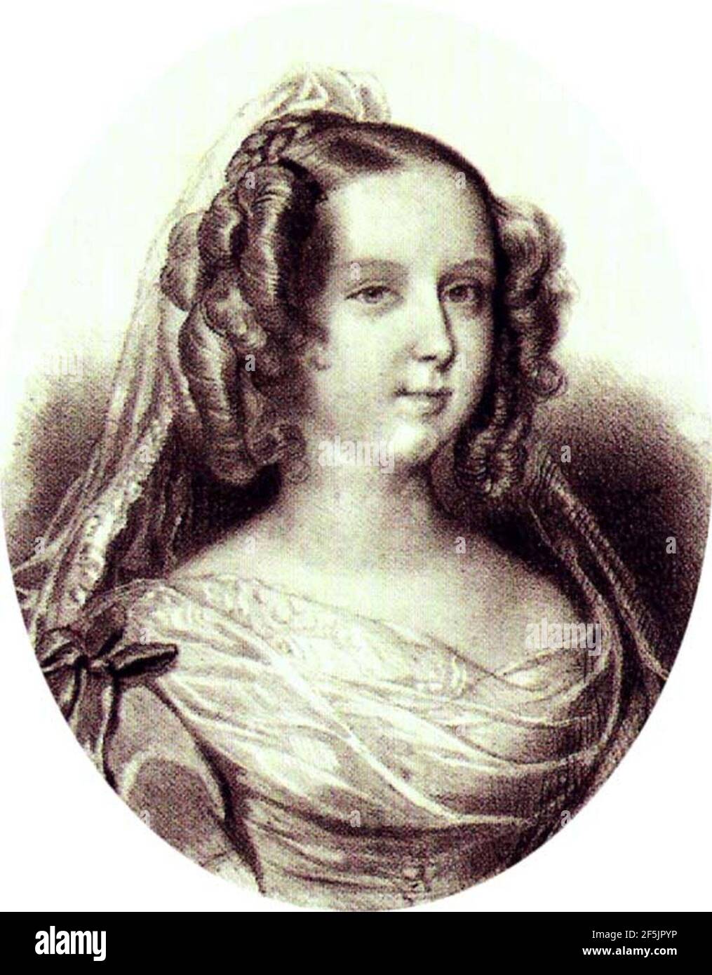 Queen Maria II Stock Photo - Alamy