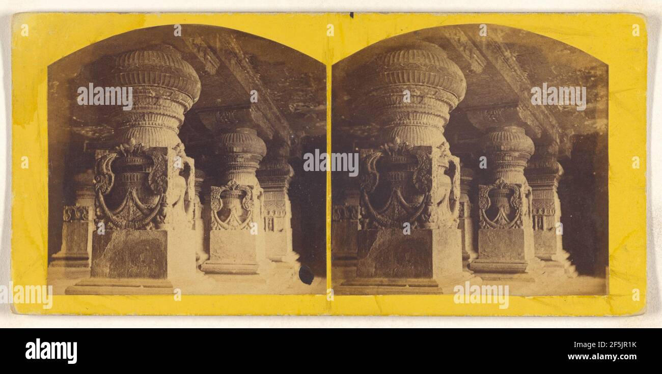 Indra Subba(sic), interior of cave, Ellora. Unknown Stock Photo - Alamy