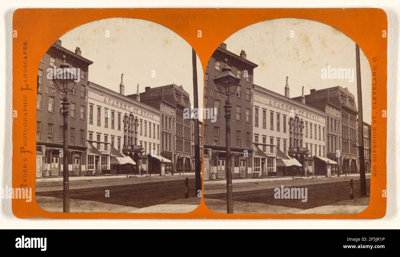 Academy of Music, St. Clair & Bank Sts., Cleveland, Ohio. James F ...