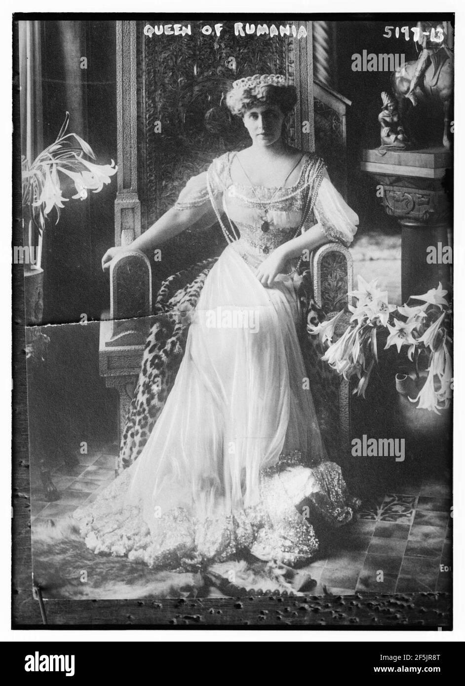 Queen of Rumania Stock Photo - Alamy
