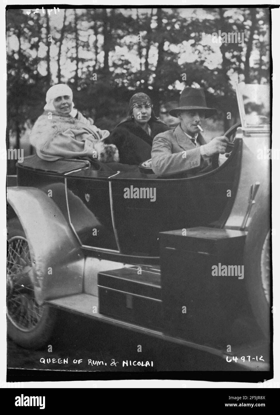 The queen of rumania Black and White Stock Photos & Images - Alamy