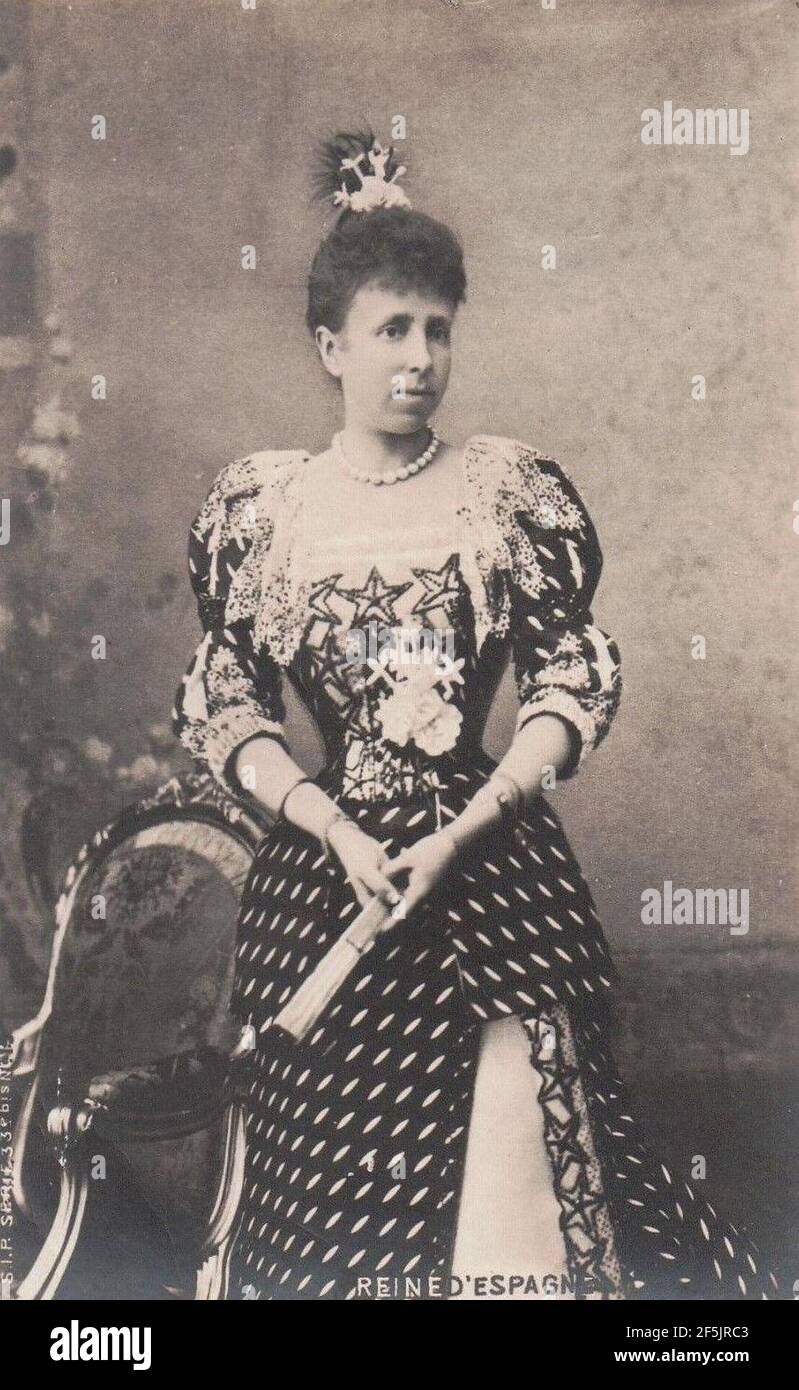 Queen Regent Maria Christina of Spain Stock Photo - Alamy