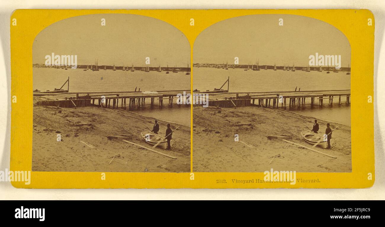 Vineyard Haven, Martha's Vineyard.. Benjamin West Kilburn (American ...