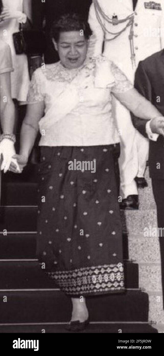 Queen Sisowath Kossamak (1967 Stock Photo - Alamy