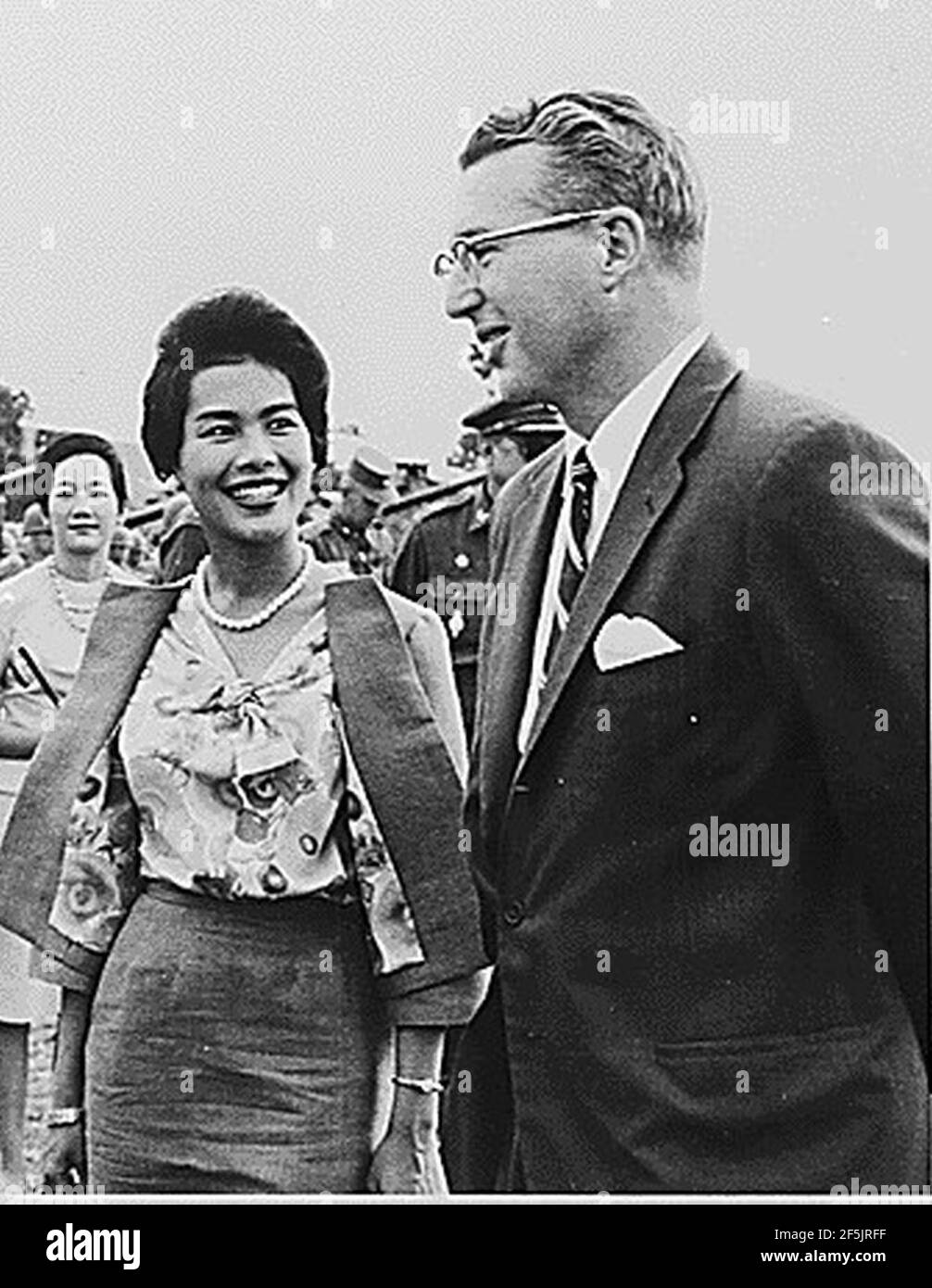Queen Sirikit visit 1962 Stock Photo - Alamy