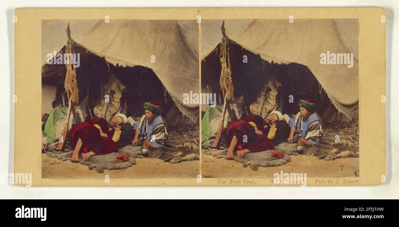 The Arab Tent.. William Grundy (English, 1806 - 1859 Stock Photo - Alamy
