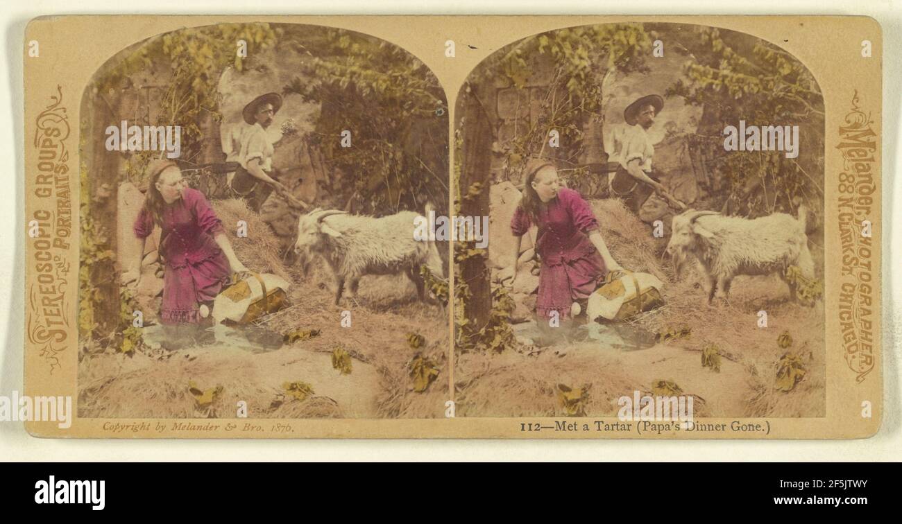 Met a Tartar (Papa's Dinner Gone.). Louis Magnus Melander & Brother ...