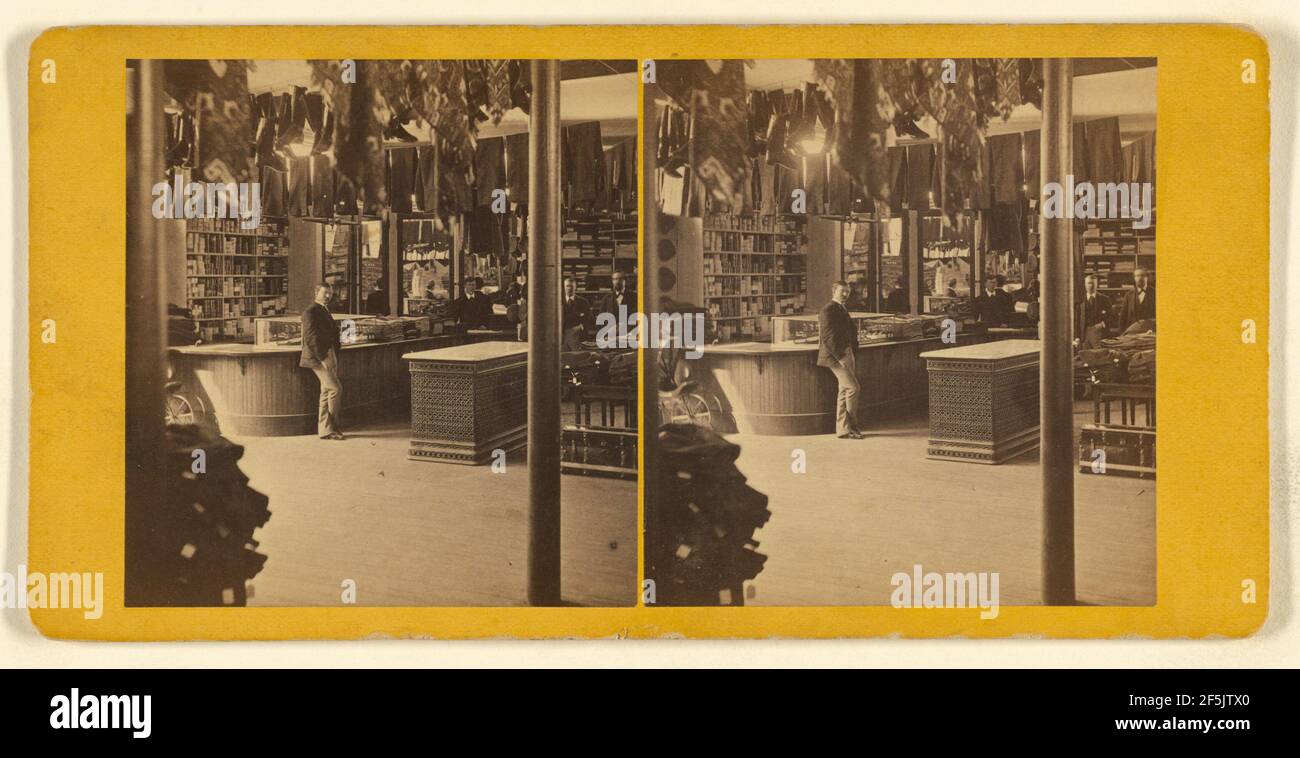 Interior View of A. & W. Sprague's Store, Elmwood, R.I.. Manchester ...