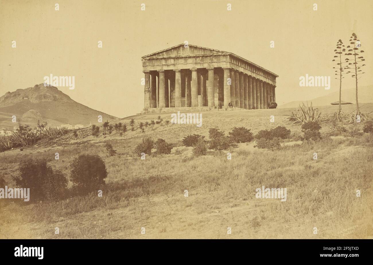 Athens - Hephaistion.. Baron Paul des Granges (French ?, active Greece ...