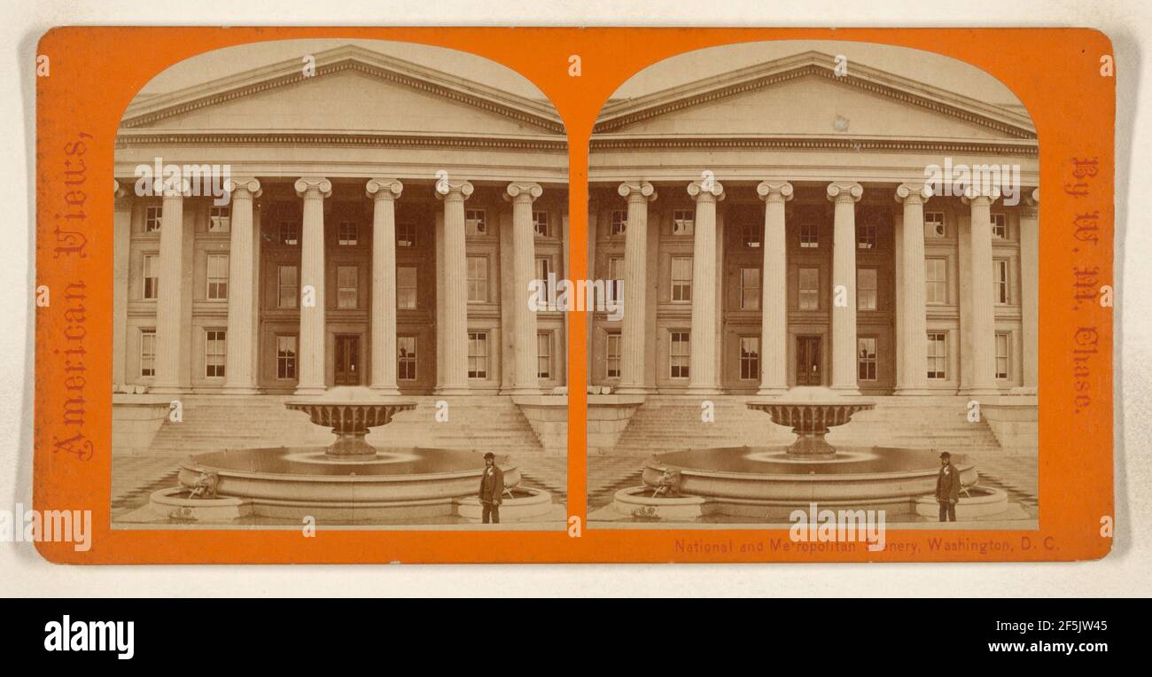 Main Entrance, U.S. Treasury, Washington, D.C.. William M. Chase ...