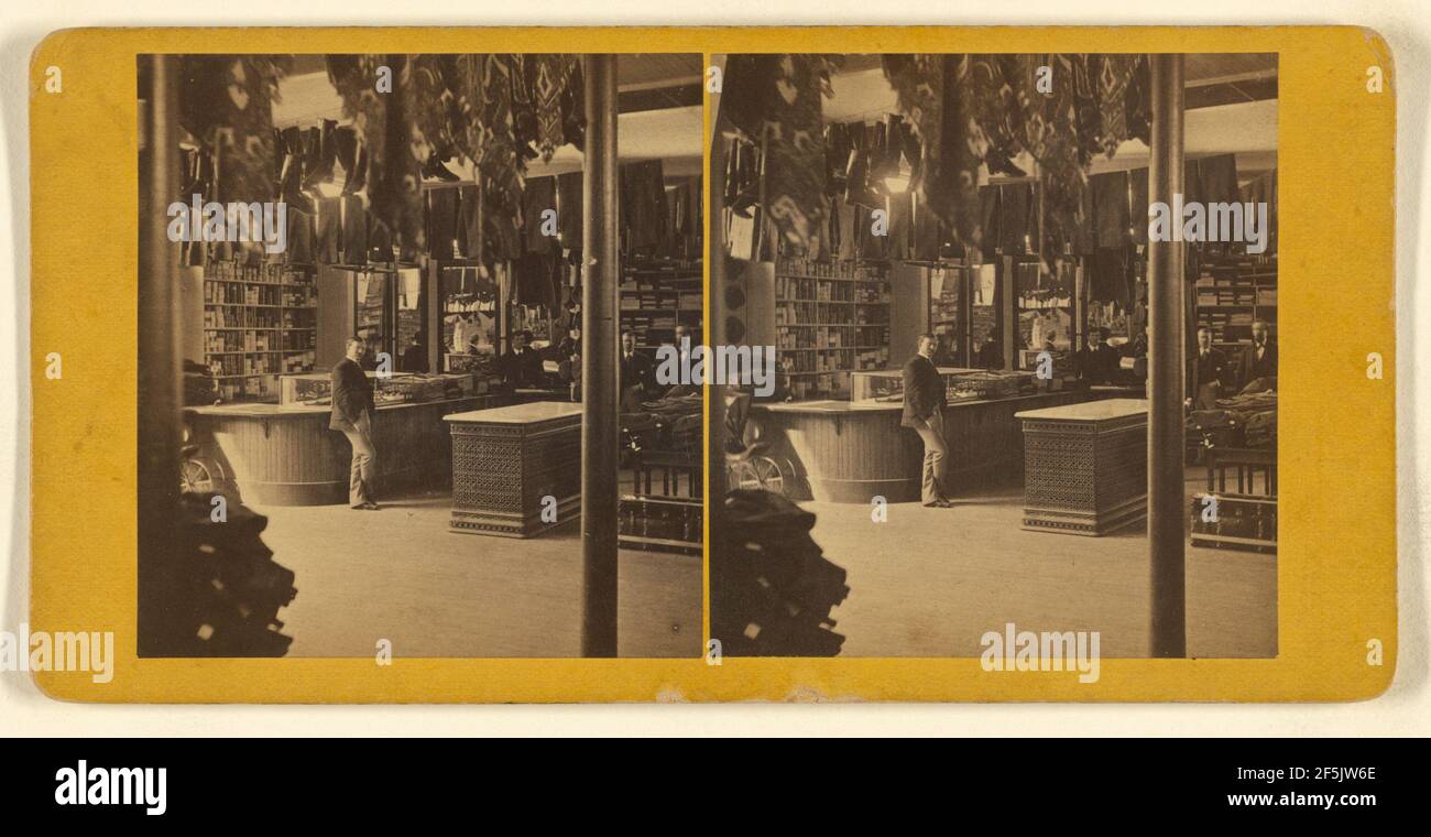 Interior View of A. & W. Sprague's Store, Elmwood, R.I.. Manchester ...