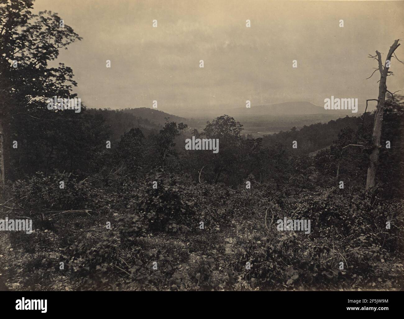 Mission Ridge Scene of Sherman's Attack. George N. Barnard (American ...