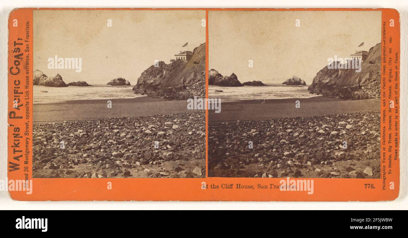 At the Cliff House, San Francisco.. Carleton Watkins (American, 1829 ...