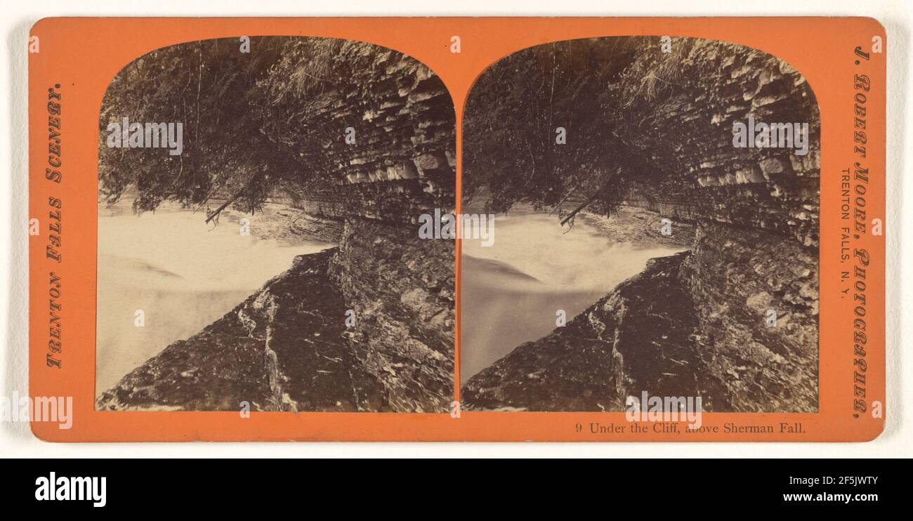 Under the Cliff, above Sherman Fall.. John Robert Moore (American ...